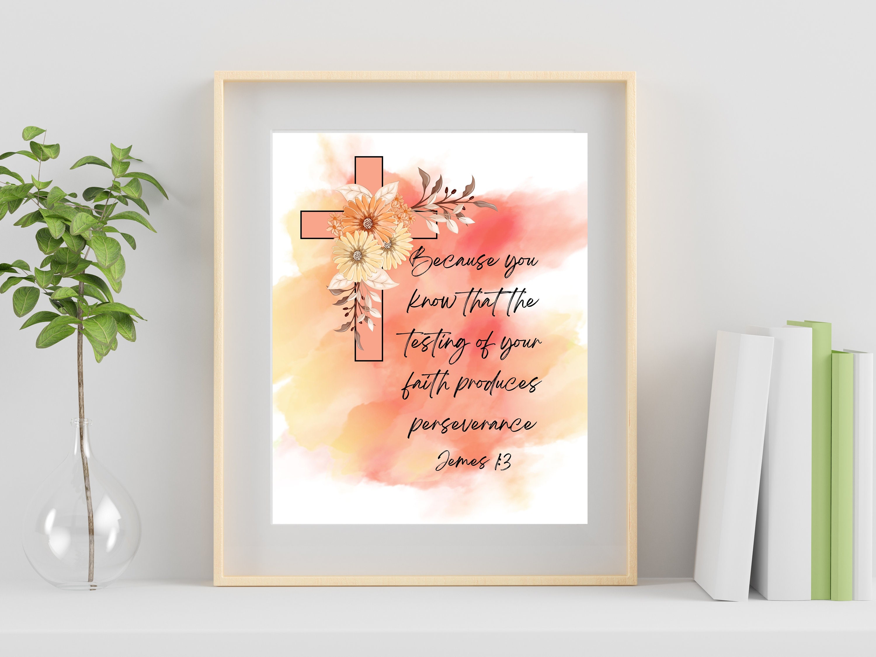 Printable Bible Verse Wall Art Bundle to Inspire & Encourage, 8 Bible ...