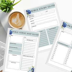 Bible Study Bundle, Monthly Bible Study Guide, Bible Chapter Notes ...