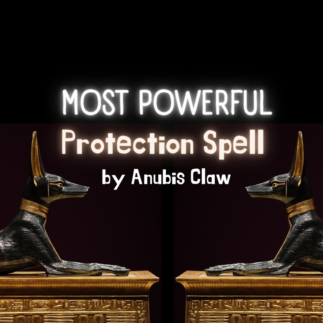 MOST POWERFUL Protection Spell Bu Anubis Claw Hex Curse - Etsy
