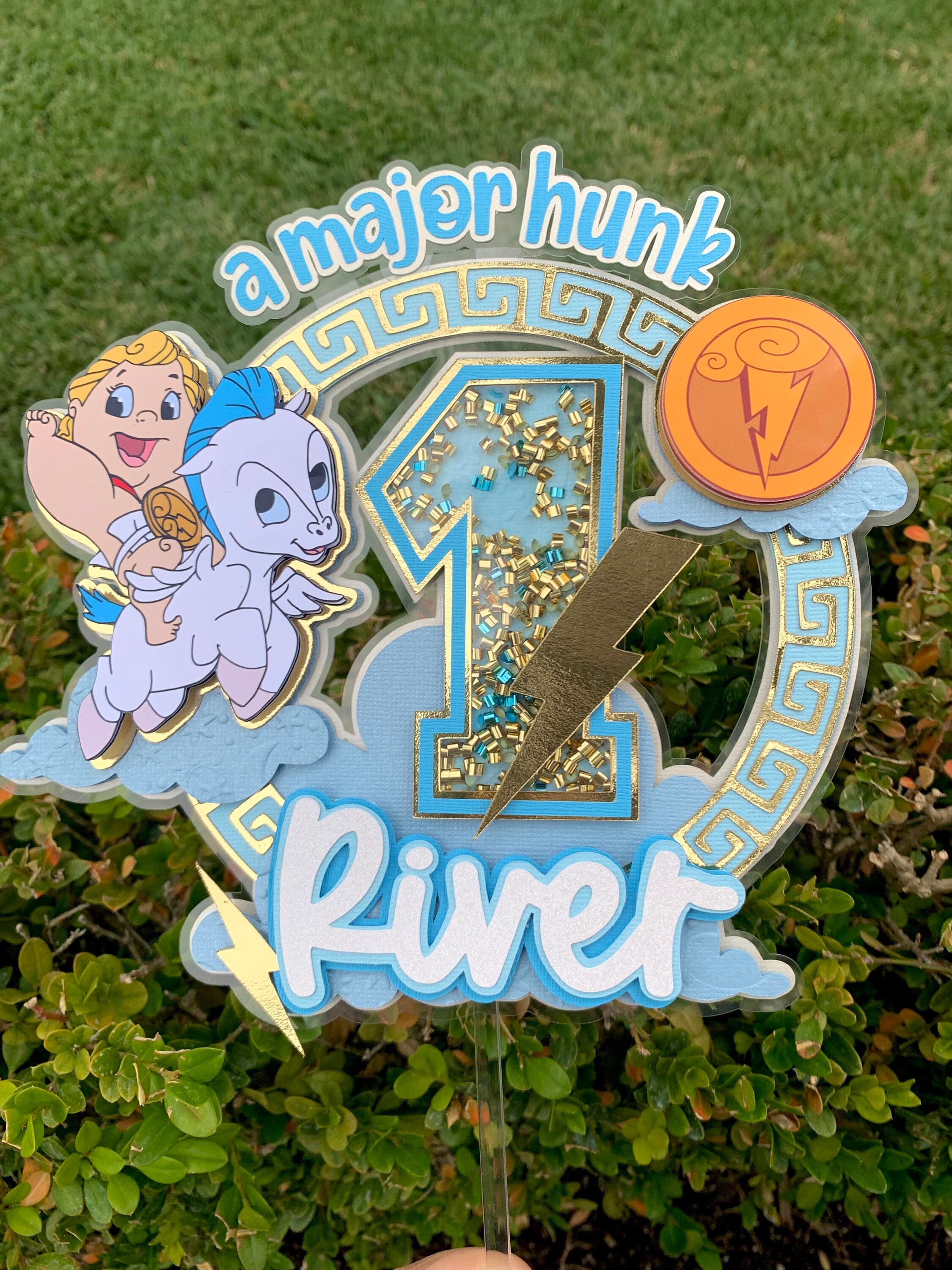 Baby Greek God Cake Topper Shaker - Etsy