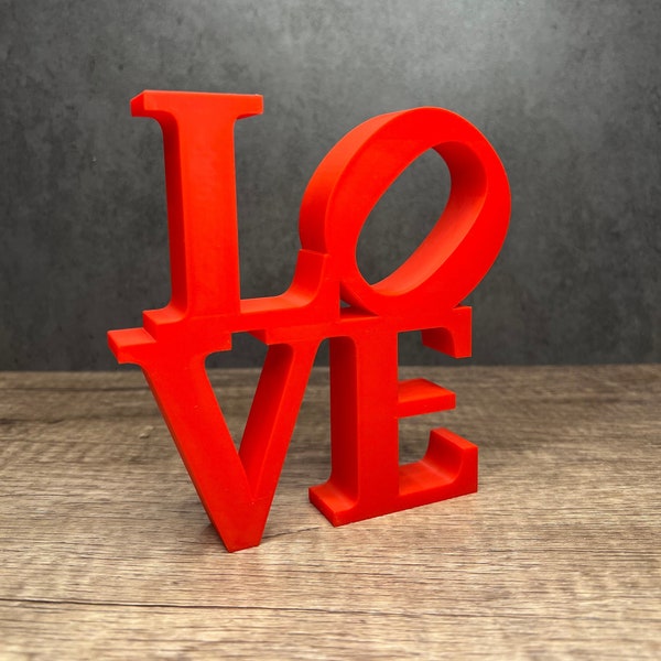 3d Printed Love Sign - Etsy