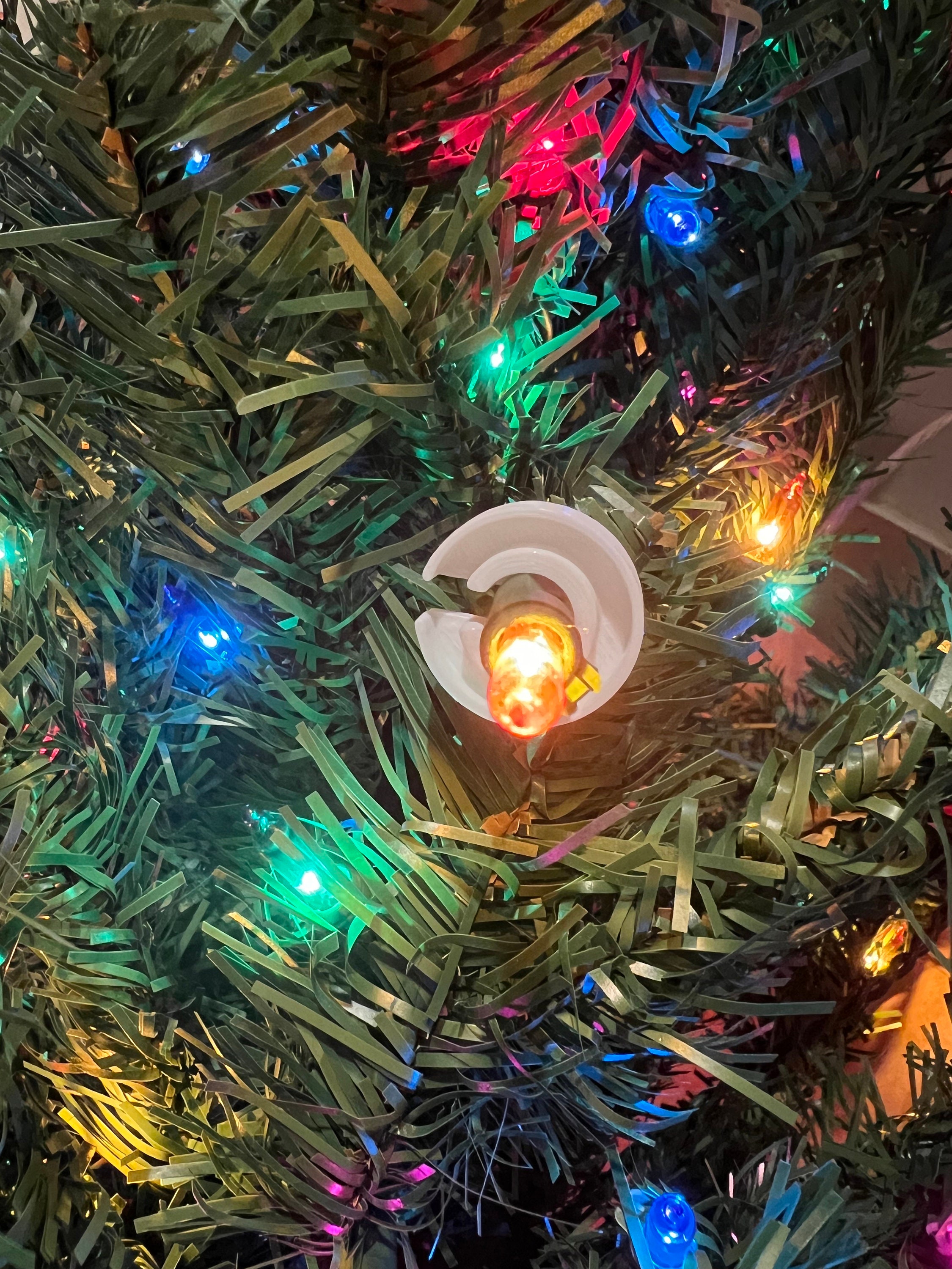 Christmas Tree Light Adapter for 3d Printed Ornament Ball - 6 Pack of ...