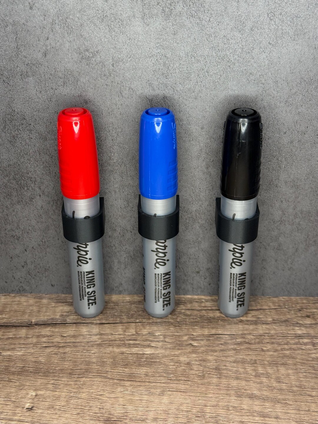 King Sized Sharpie Holder Sleeve | Magnetic Mount 3 Pack | 3D Printed ...