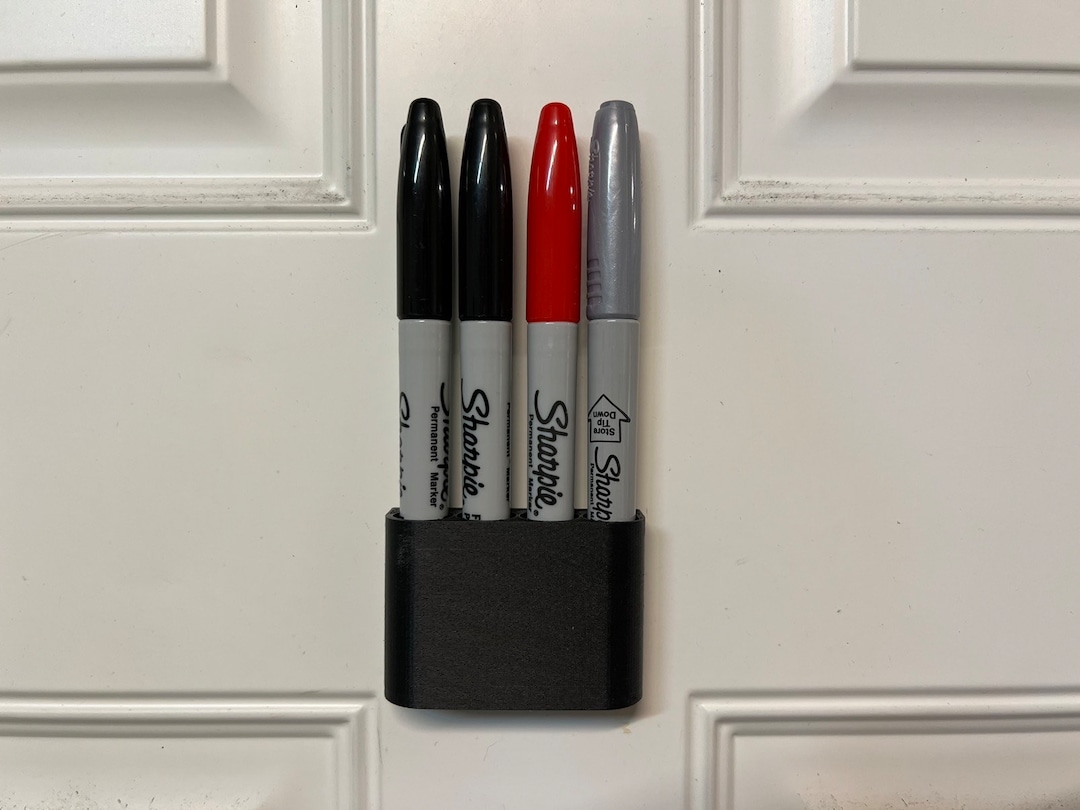Sharpie Holder/mount/clip, Magnetic Mount, Screw Mount or Double Sided ...