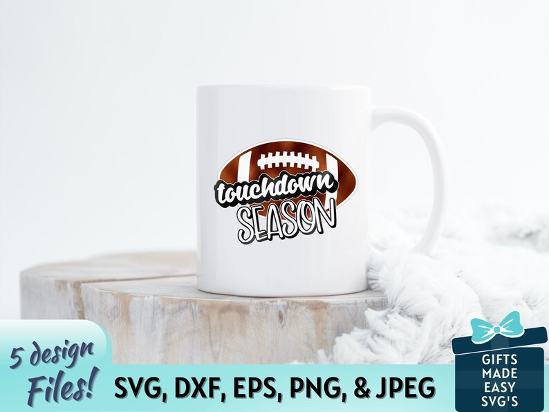 Touchdown Season Svg Football Sister SVG Fall Game Day - Etsy