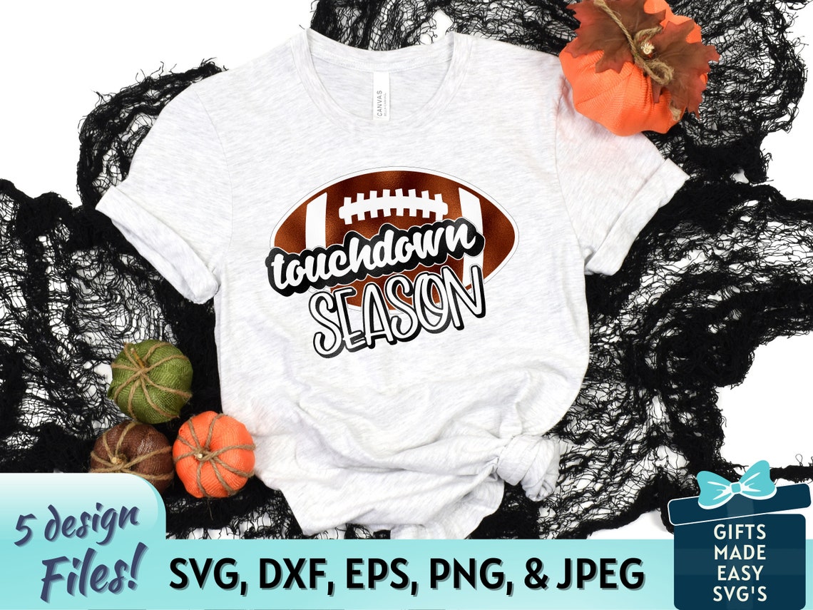 Touchdown Season Svg Football Sister SVG Fall Game Day - Etsy