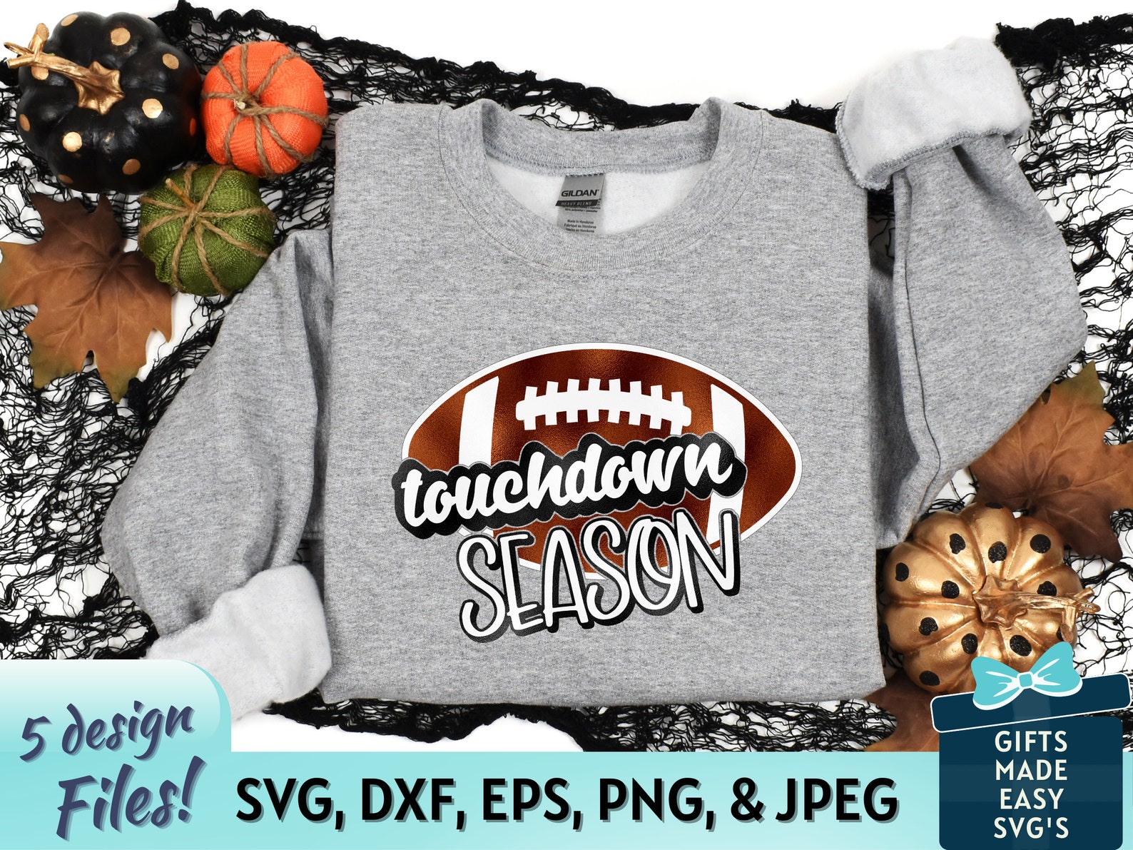 Touchdown Season Svg, Football Sister SVG, Fall Game Day Shirts ...