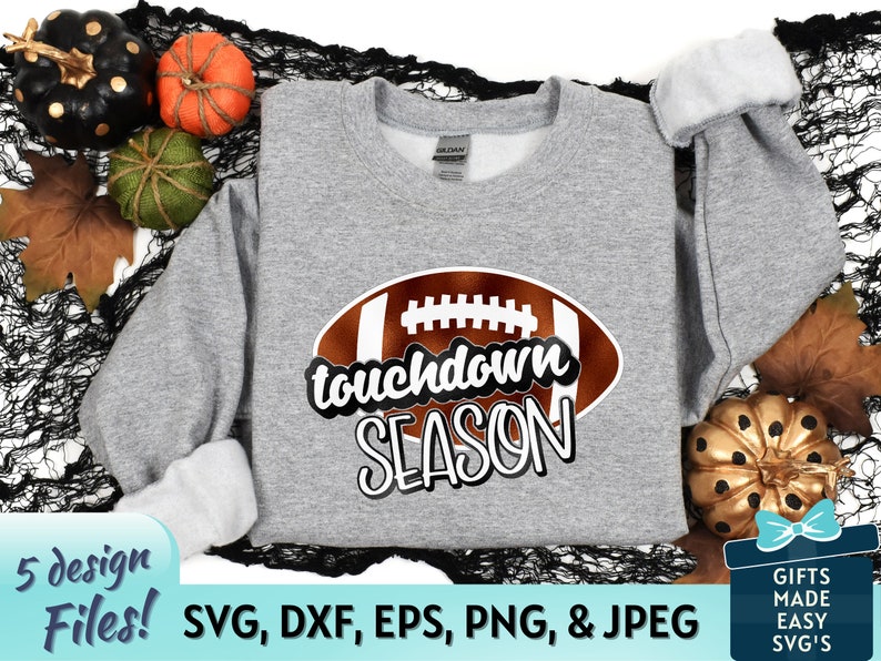Touchdown Season Svg, Football Sister SVG, Fall Game Day Shirts ...