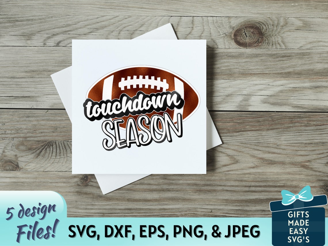 Touchdown Season Svg Football Sister SVG Fall Game Day - Etsy