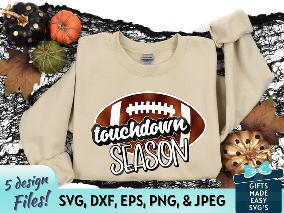 Touchdown Season Svg Football Sister SVG Fall Game Day - Etsy