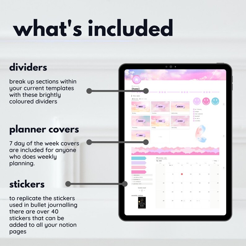 Notion Customization Bundle Notion Covers Notion Icons Notion Dividers Pastel Notion Aesthetic