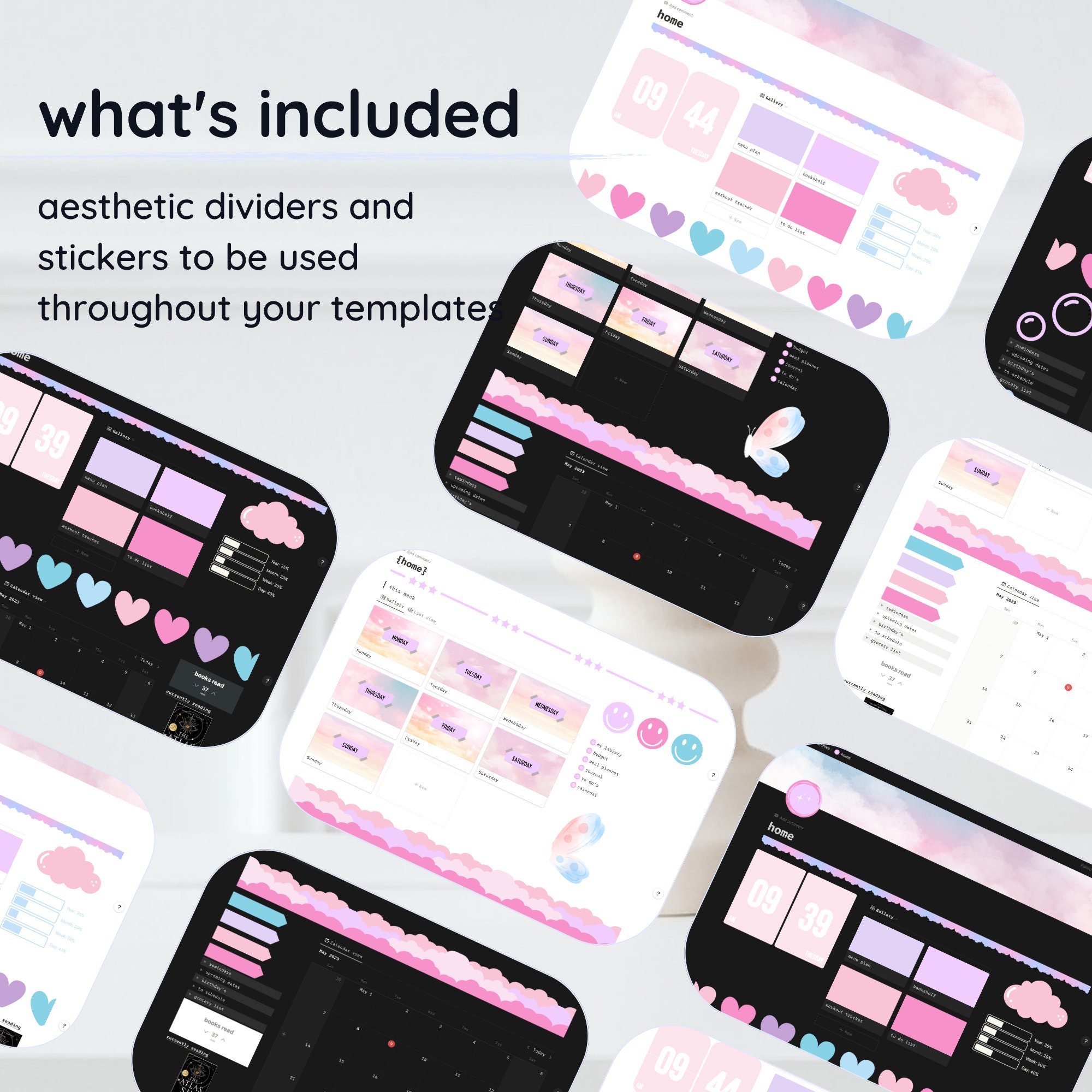 Notion Customization Bundle Notion Covers Notion Icons Notion Dividers 6927