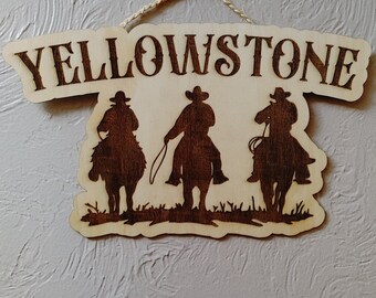 Yellowstone Dutton Train Station Tours Laser Engraved Wall - Etsy