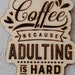 Coffee Laser Cut & Engraved Wood Magnet Collection - Etsy