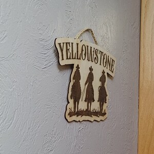 Yellowstone Laser Engraved Wall Decor - Etsy