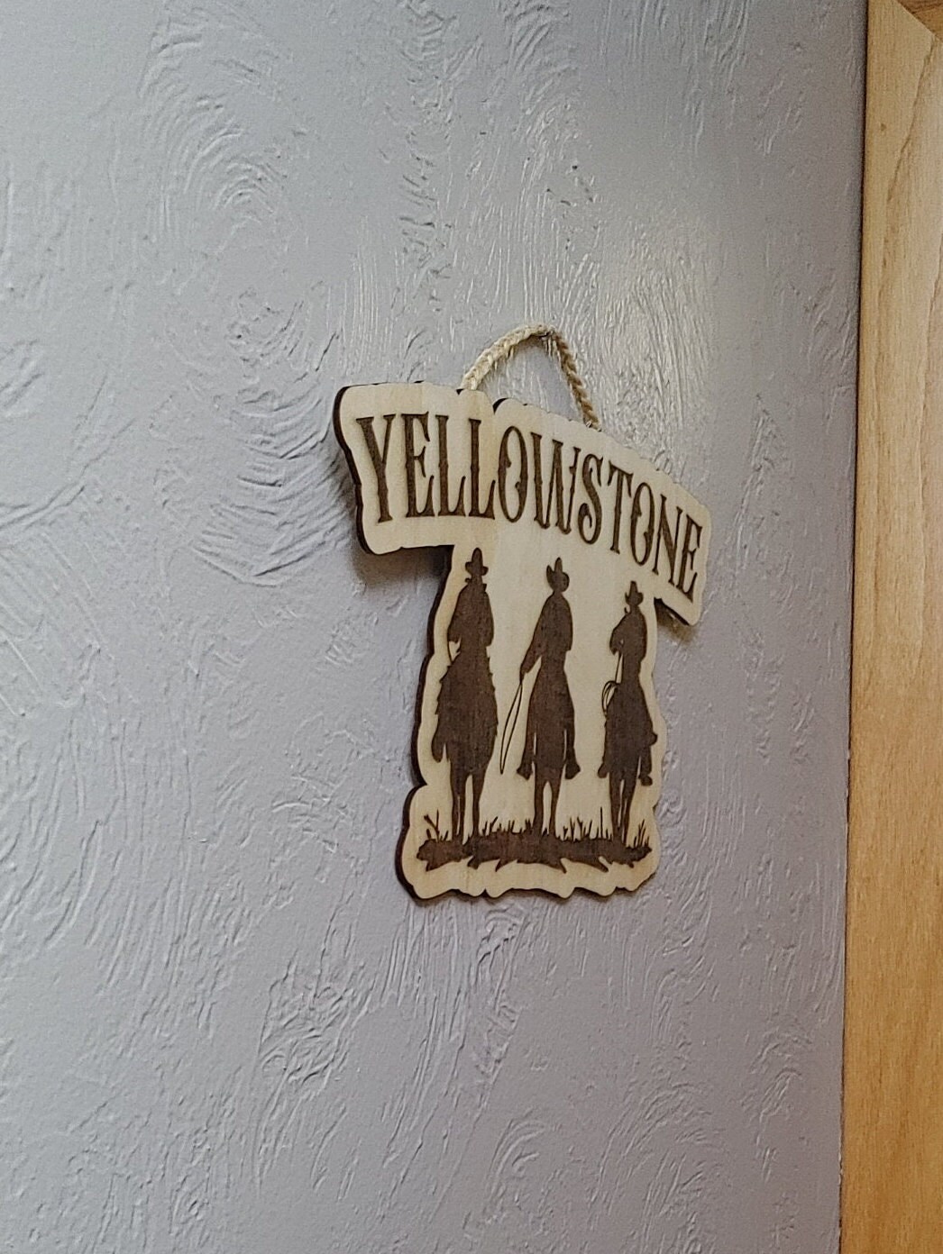 Yellowstone Laser Engraved Wall Decor - Etsy