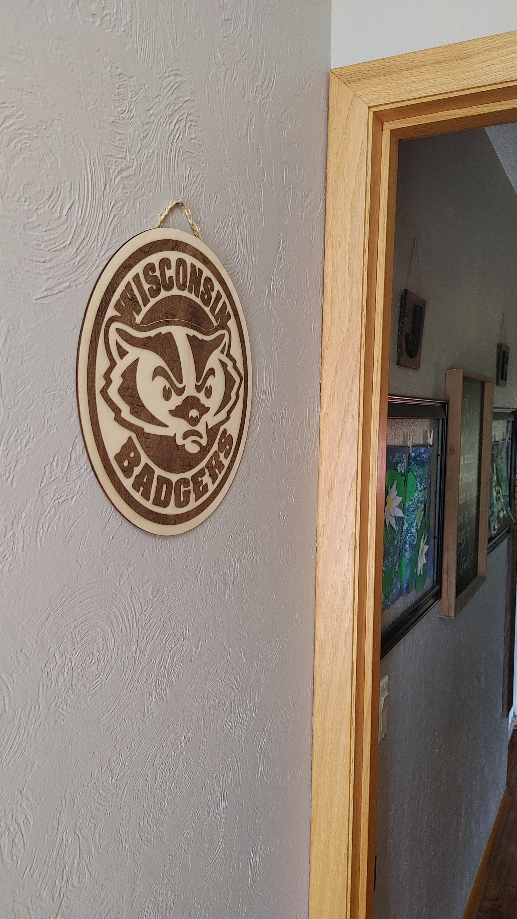 Wisconsin Badgers Wall Decor - Etsy