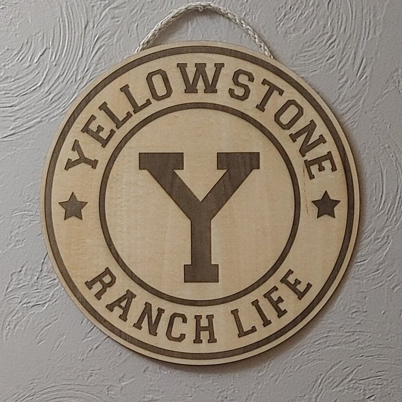 Yellowstone Sign - Etsy
