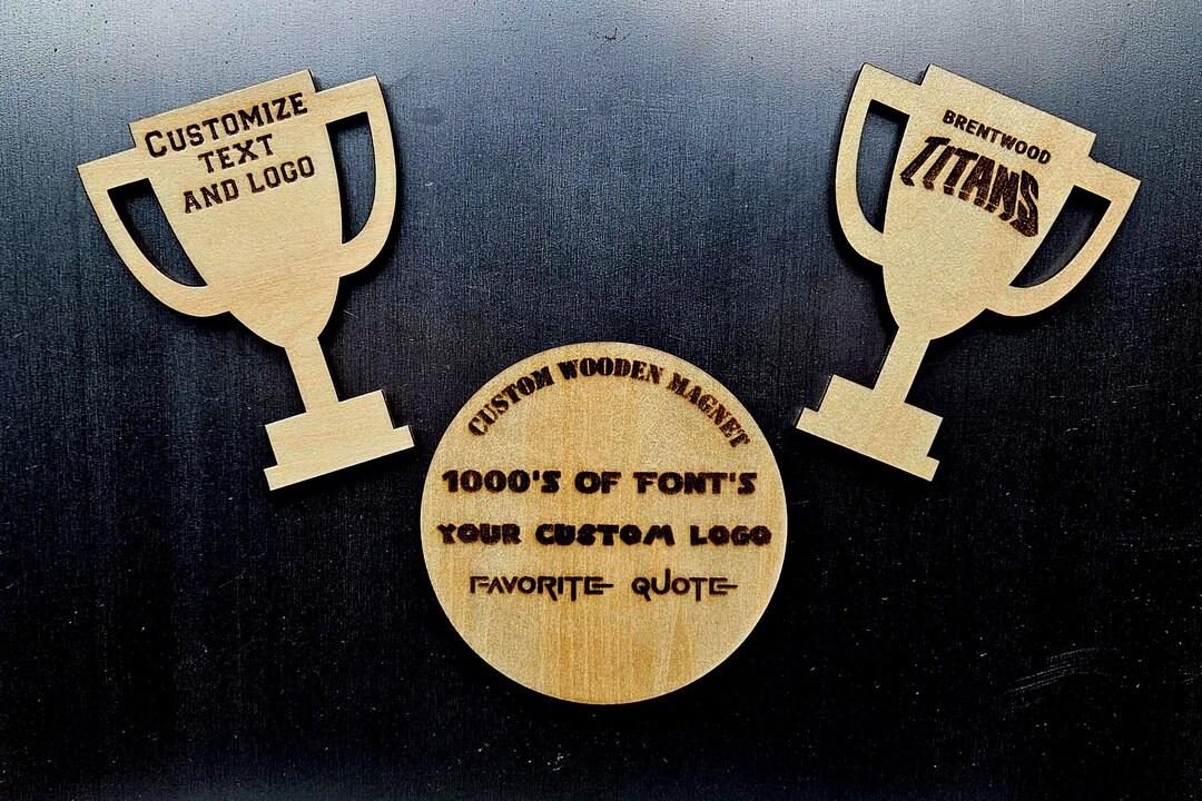 Custom Laser Engraved Magnets, 100's of Customizable Options Available ...