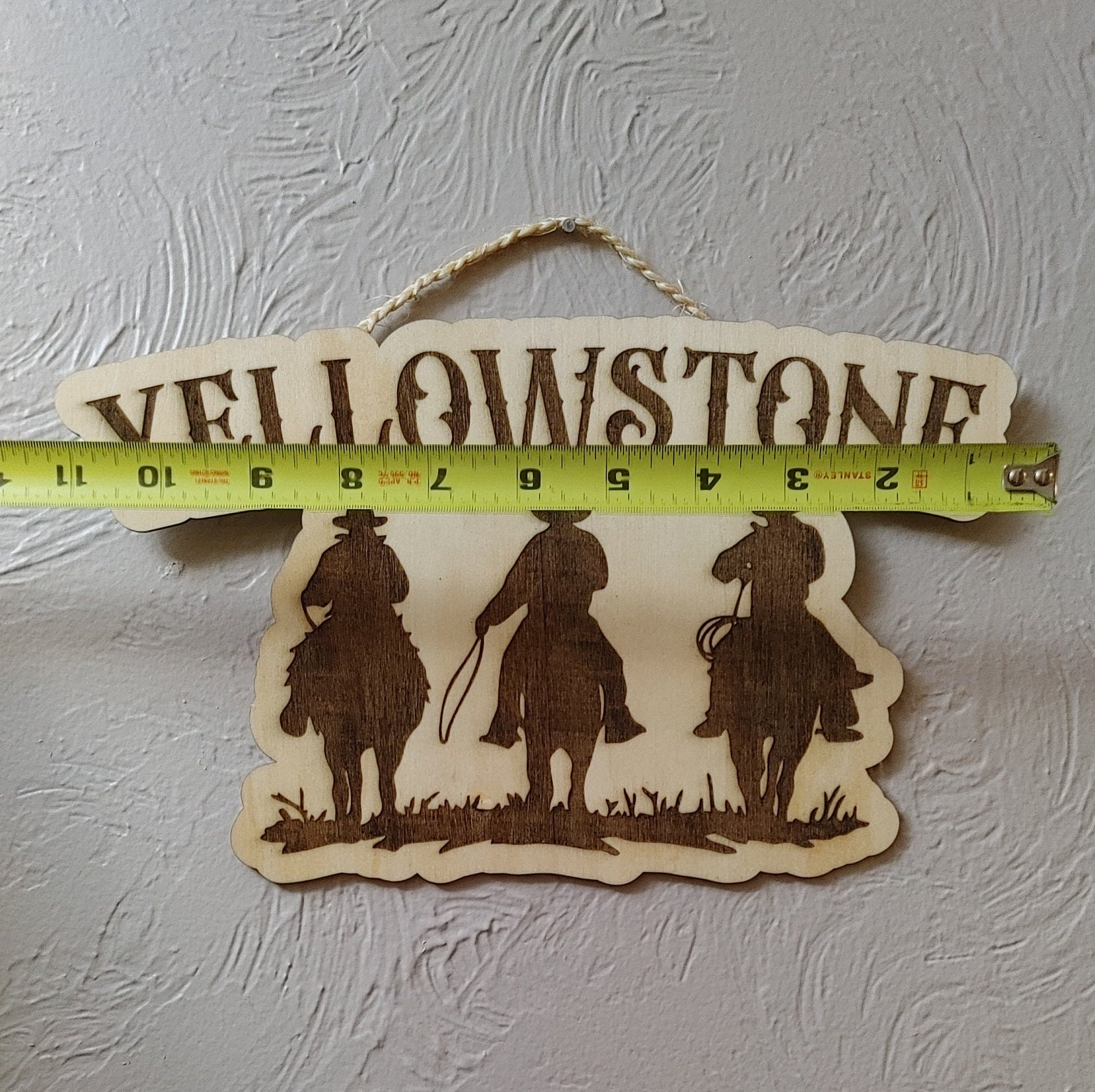 Yellowstone Laser Engraved Wall Decor - Etsy