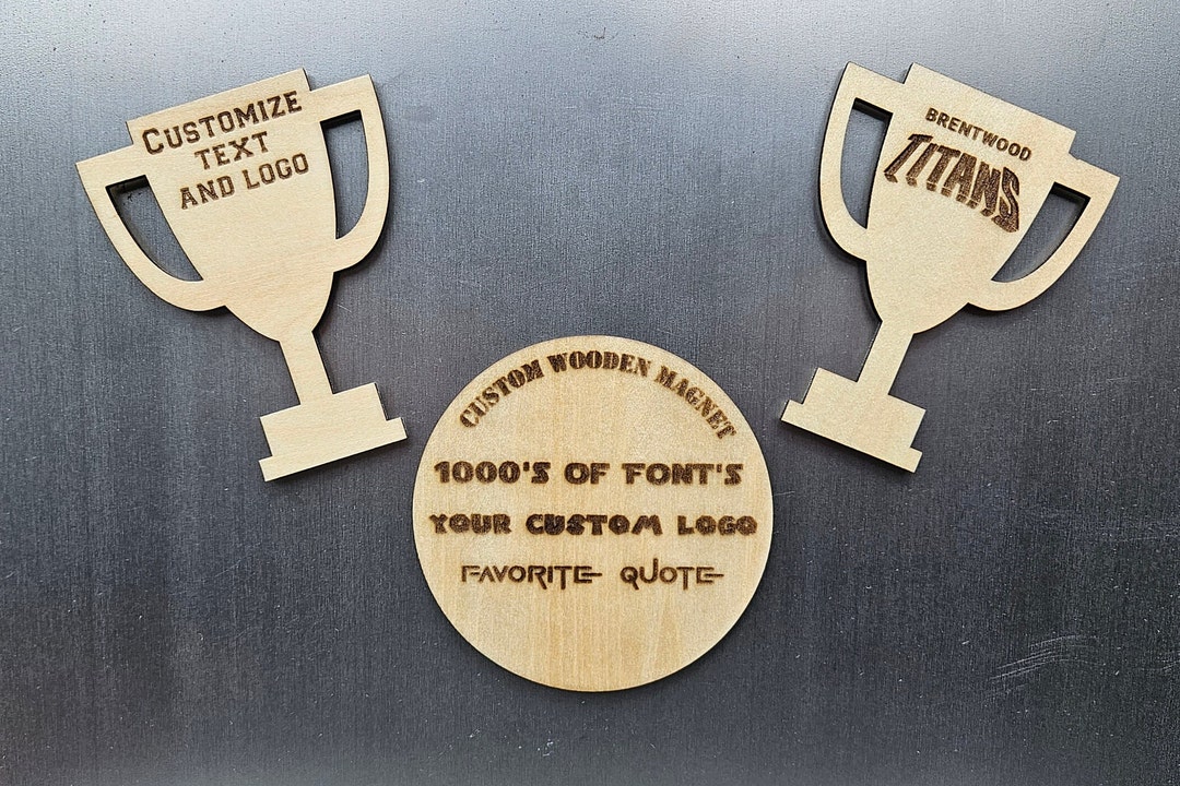 Custom Laser Engraved Magnets, 100's of Customizable Options Available ...
