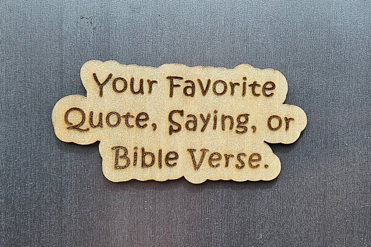 Custom Laser Engraved Magnets, 100's of Customizable Options Available ...