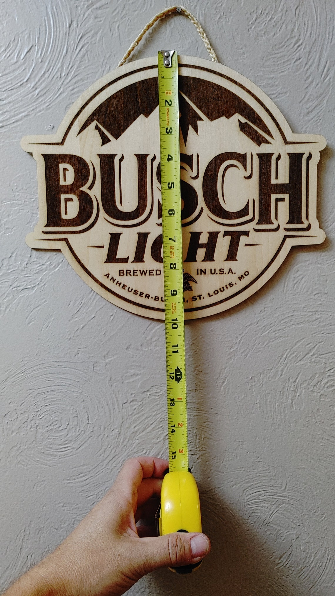 Busch Light Laser Engraved Wall Decor - Etsy