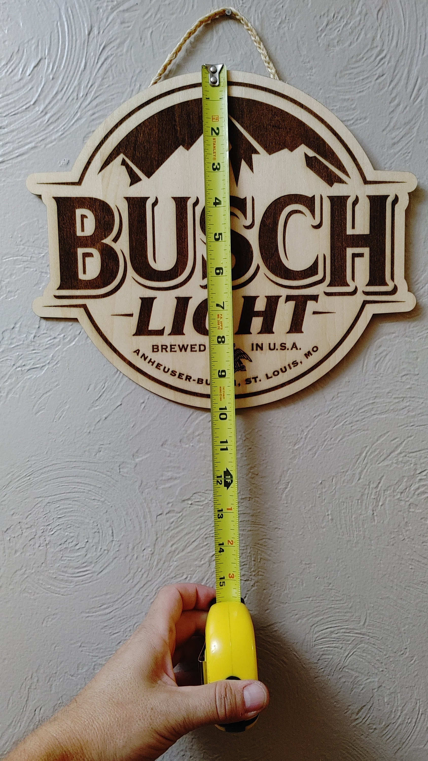 Busch Light Laser Engraved Wall Decor - Etsy