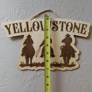 Yellowstone Laser Engraved Wall Decor - Etsy