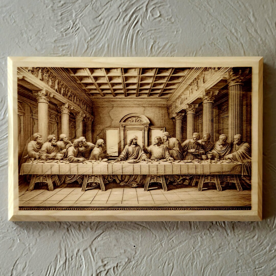 Last Supper Laser Engraved Wall Decor - Etsy