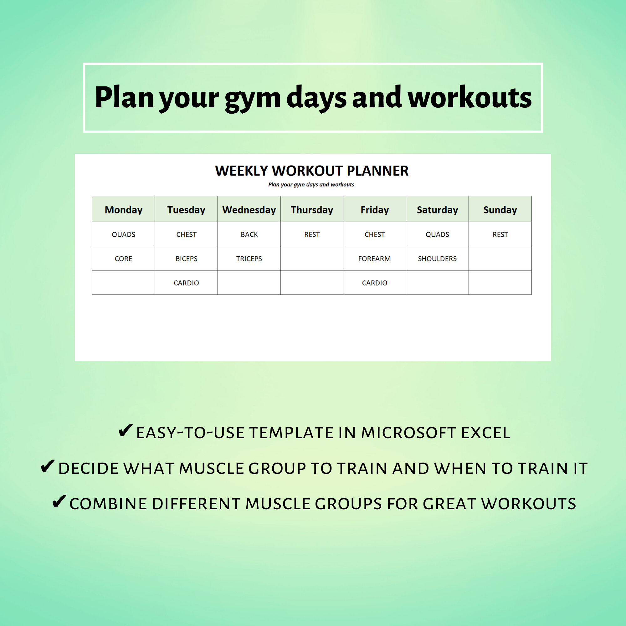 The Gym Planner: A Simple, Affordable, and Effective Tool for Tracking ...