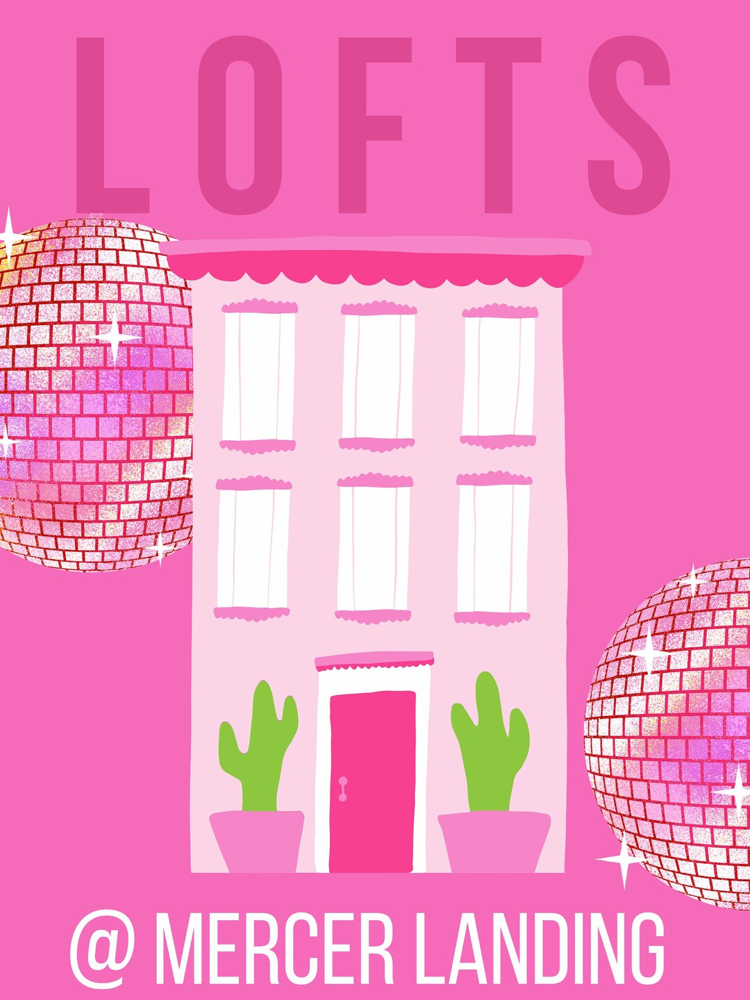 Mercer University- Lofts Print - Etsy
