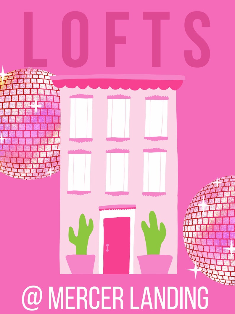 Mercer University- Lofts Print - Etsy