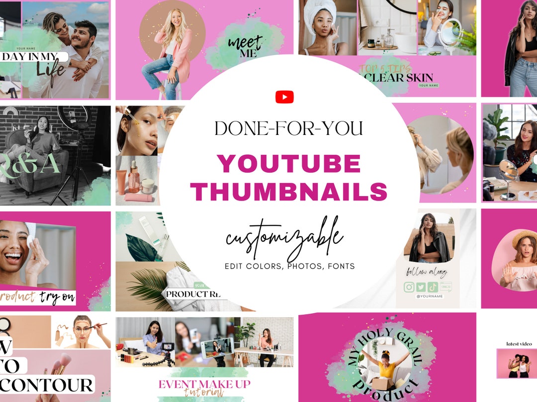 Youtube Thumbnail Youtube Channel Art Youtube Banner - Etsy