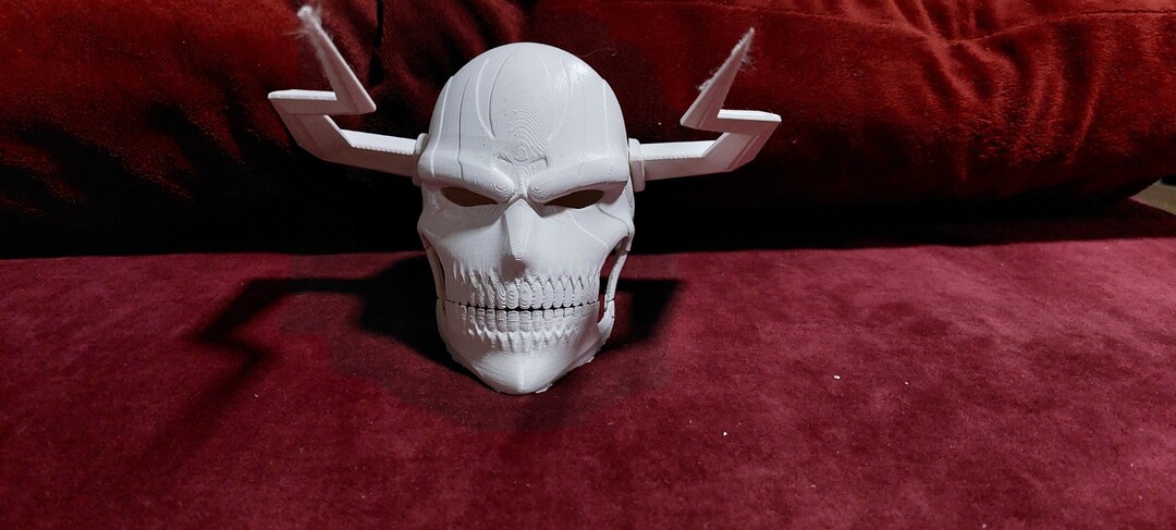 Wearable Pointy White Skull Helmet - Etsy