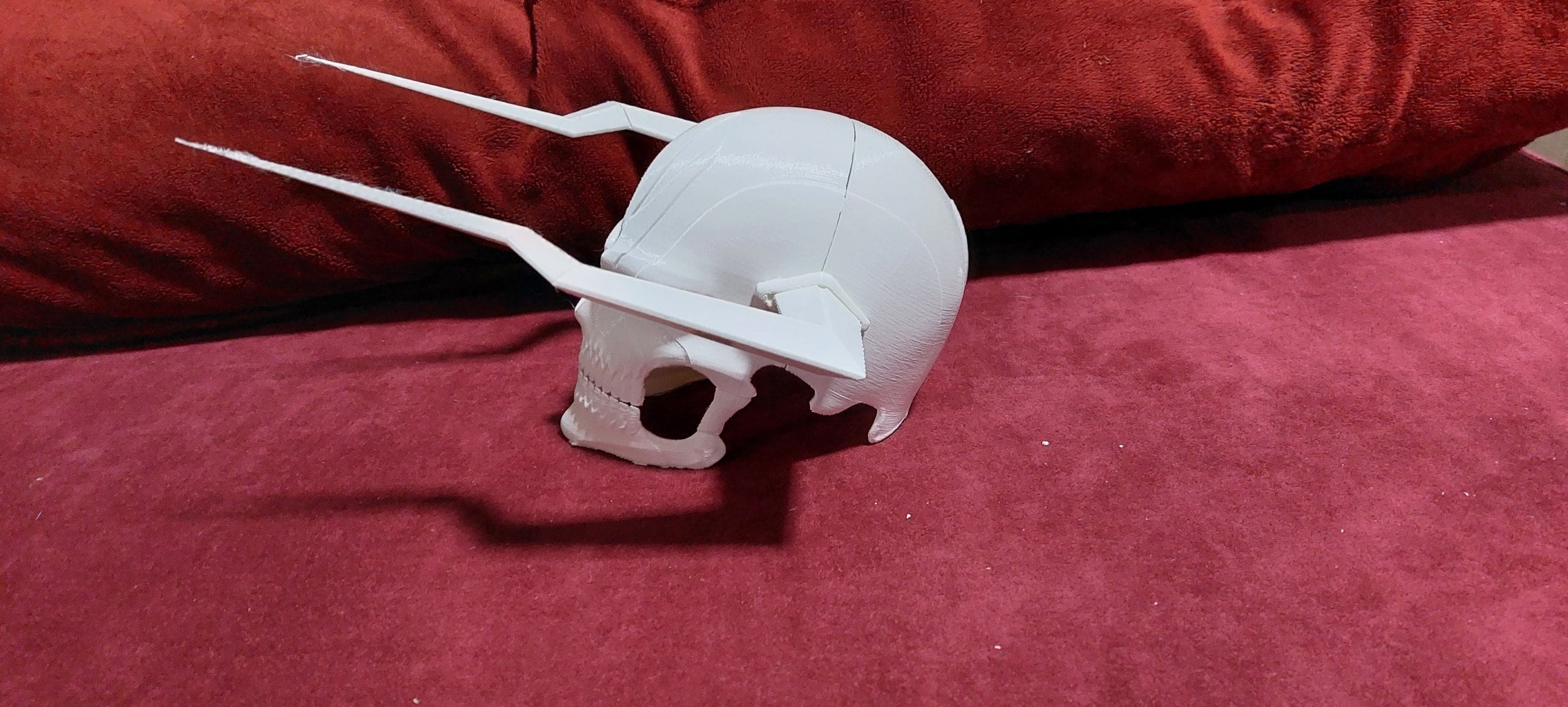 Wearable Pointy White Skull Helmet - Etsy