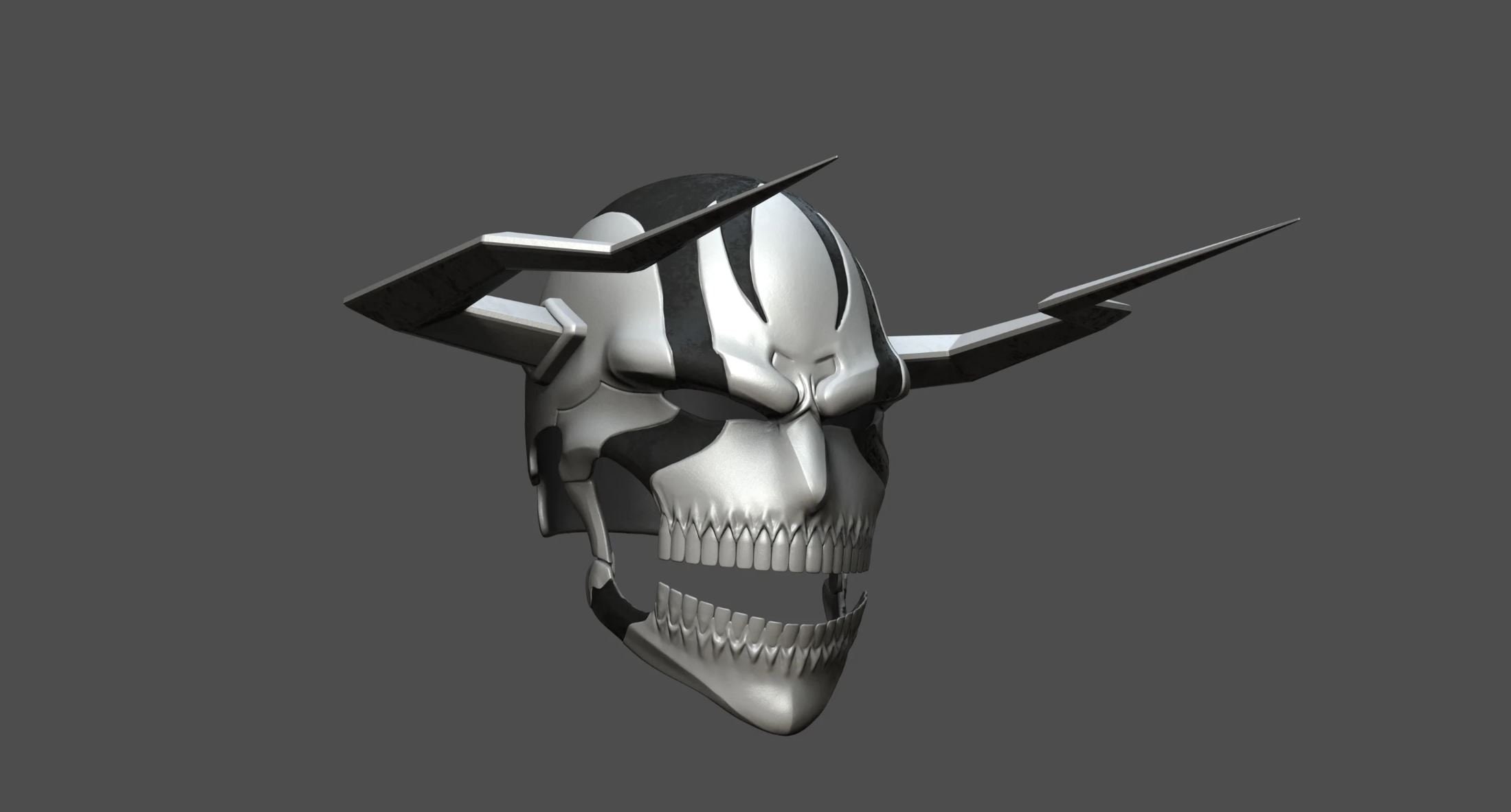 Wearable Pointy White Skull Helmet - Etsy