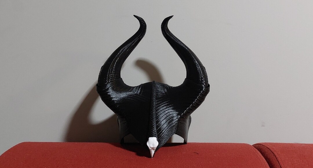 Maleficent Helmet / Crown / Skull Cap Wearable Cosplay / No Painting ...