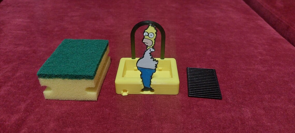 Homer Sponge Holder Meme, Sponge Included - Etsy