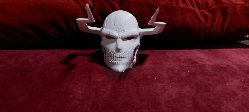 Wearable Pointy White Skull Helmet - Etsy