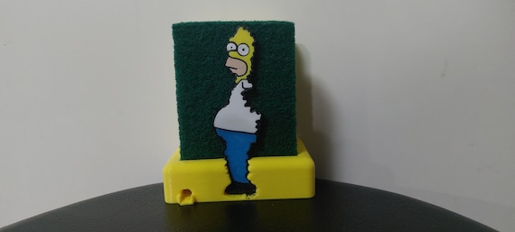 Homer Sponge Holder Meme Sponge Included - Etsy UK