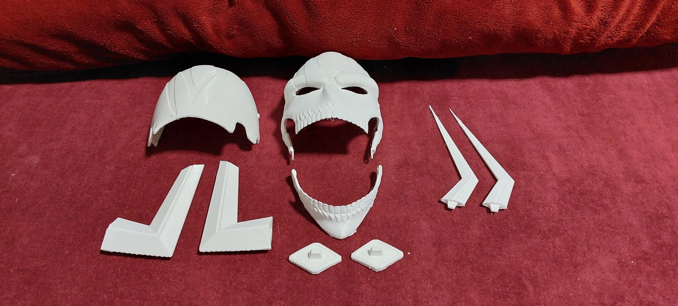 Wearable Pointy White Skull Helmet - Etsy