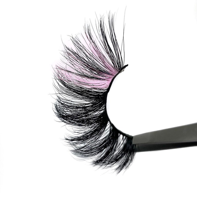 BARBIE | Pink Color Lashes | 1 Tone Pink Lashes | Colored Strip ...