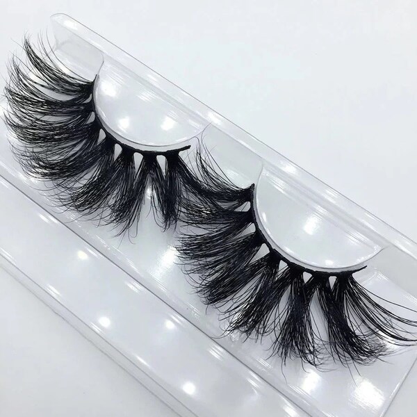 CUTIE White Color Pink Glitter Color Lashes 4 Tone White Strip Lashes ...