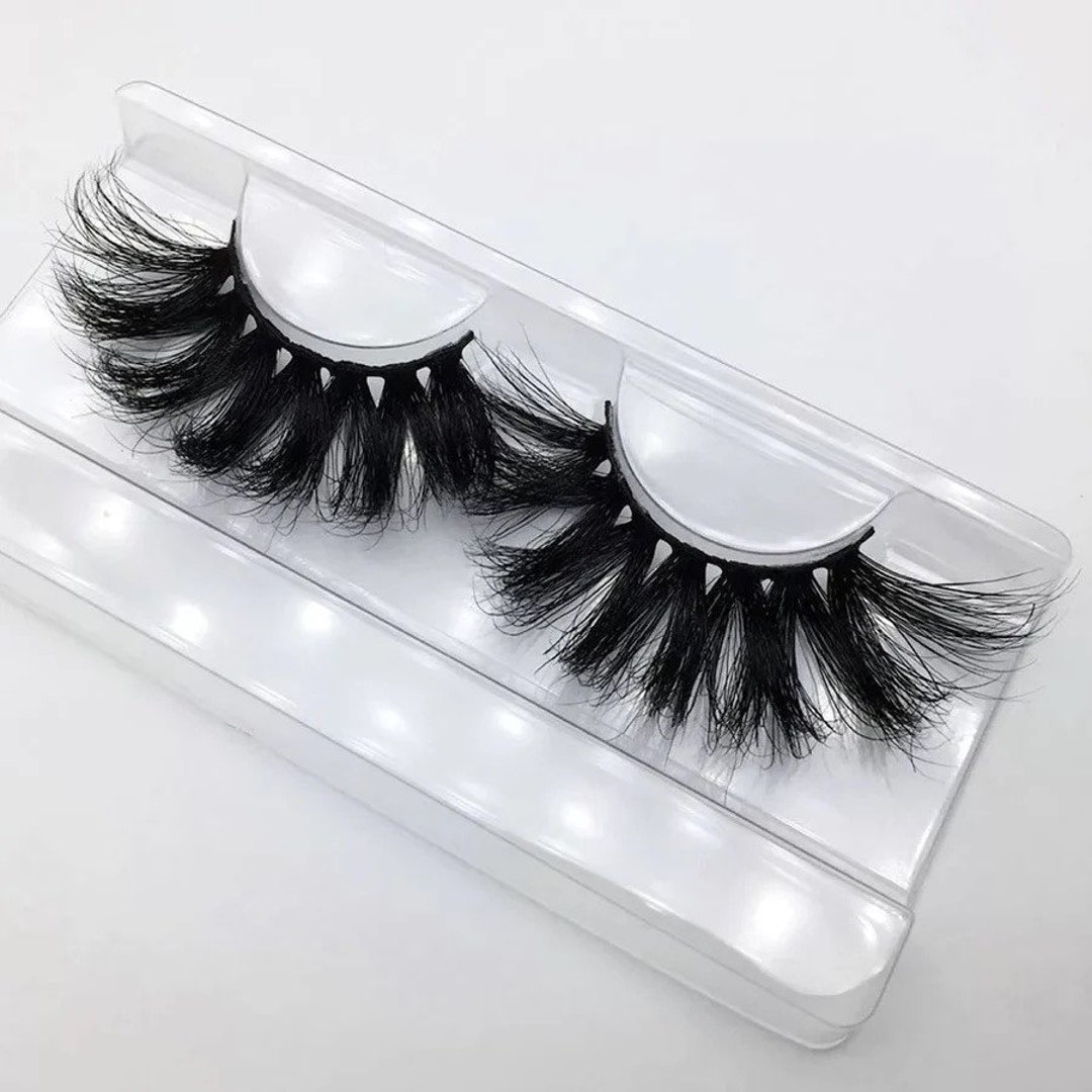 LAVISH | 3D Mink Strip Lashes | False Eyelashes | Eyelash Extensions | Long Lashes | 25mm Strip ...