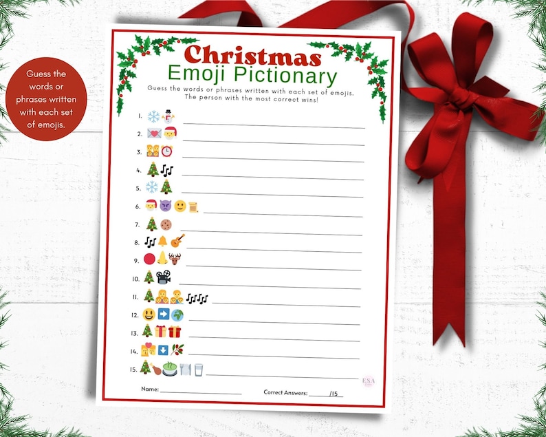 Christmas Emoji | Emoji Christmas Game | Christmas Emoji Game ...