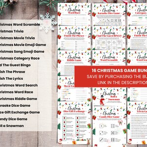Christmas Word Scramble Game: Printable Holiday Party Activity (PDF) - Etsy