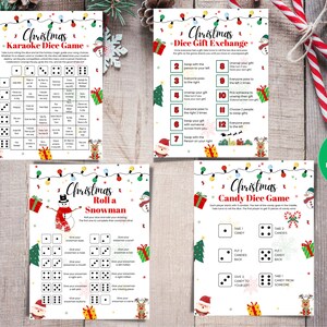Printable Christmas Game Bundle | Christmas Party Games | Christmas ...
