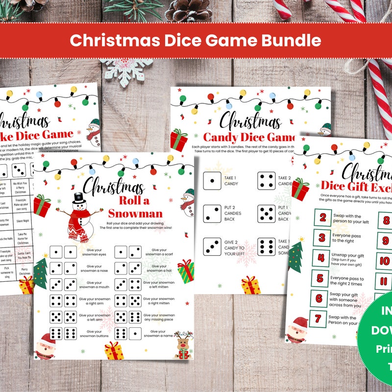 Grinch Dice Candy Game - Etsy