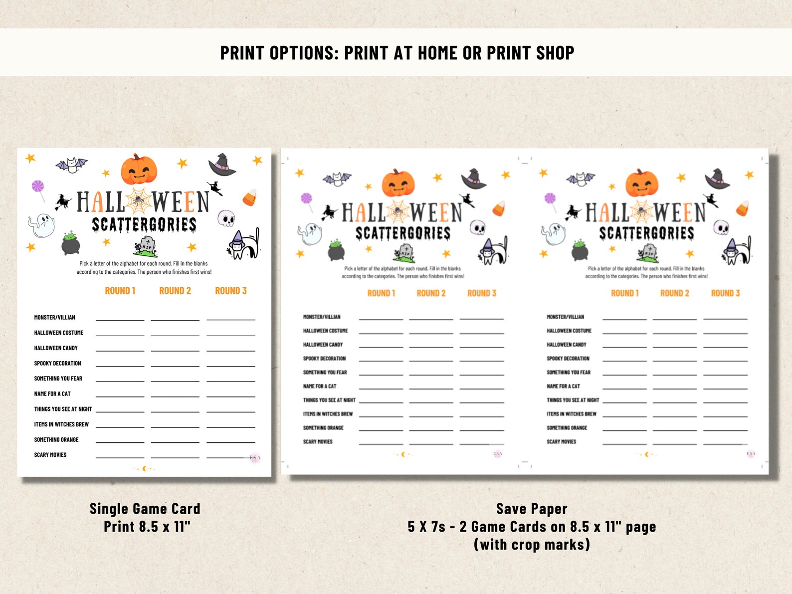 14 Halloween Games Bundle, Halloween Party Games, Halloween Games for ...